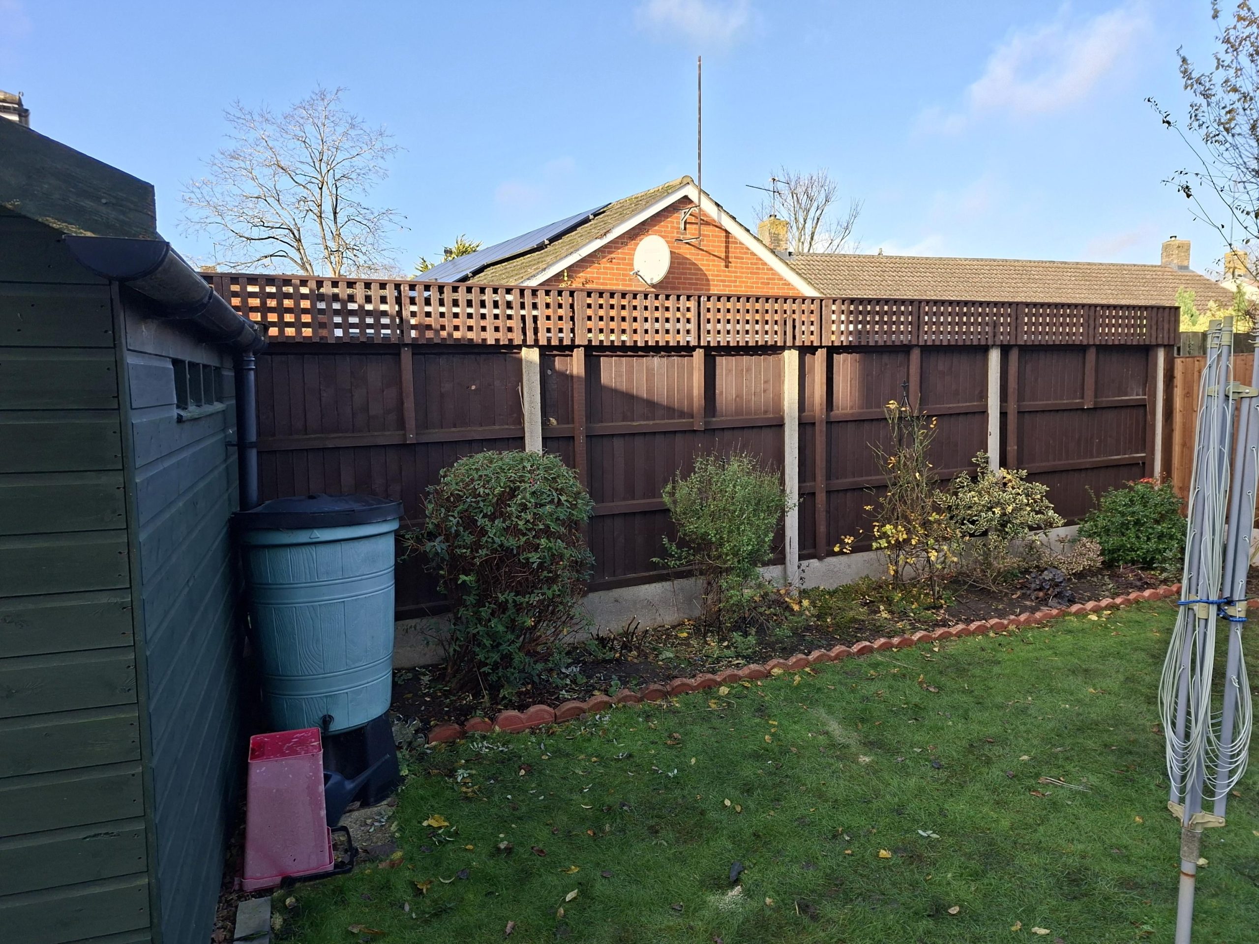 double clad trellis on existing fence | Jarrett Fencing